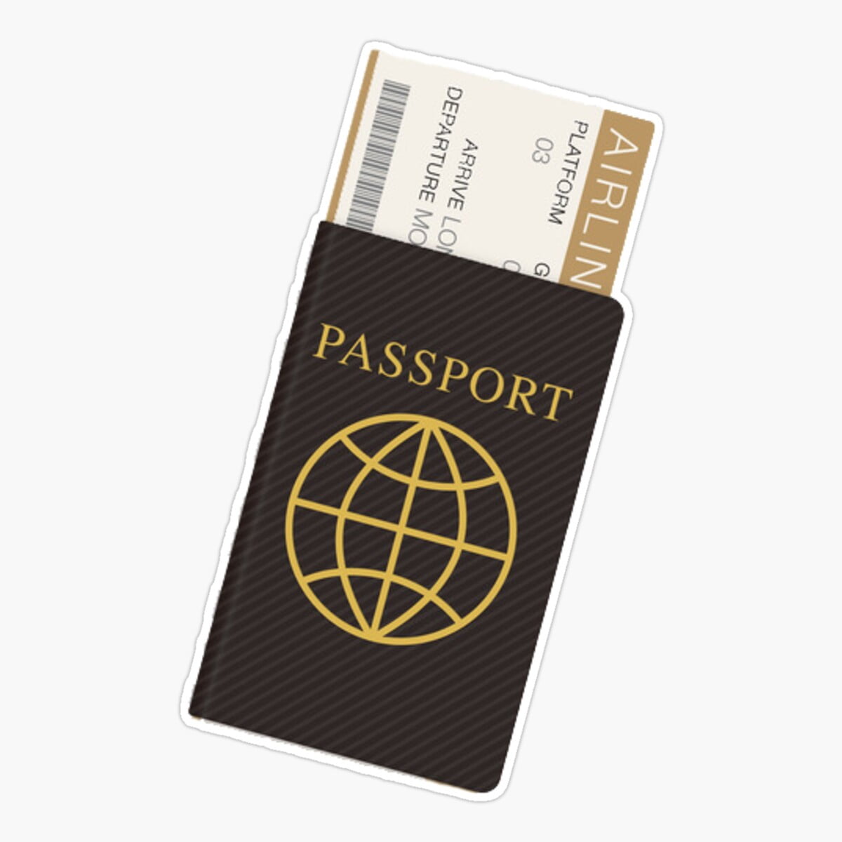 Onim Passport Sticker, Phone Decal Water Bottle Stickers Car Decals ...