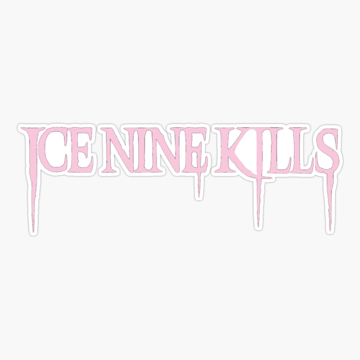 Onim Pastel Pink Logo Sticker, Phone Decal Water Bottle Stickers Car ...