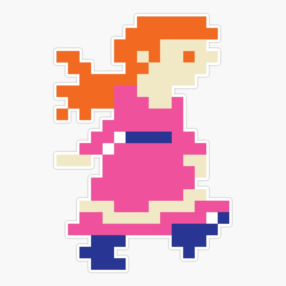 Onim Pauline Pixel Art 01 Sticker, Phone Decal Water Bottle Stickers ...