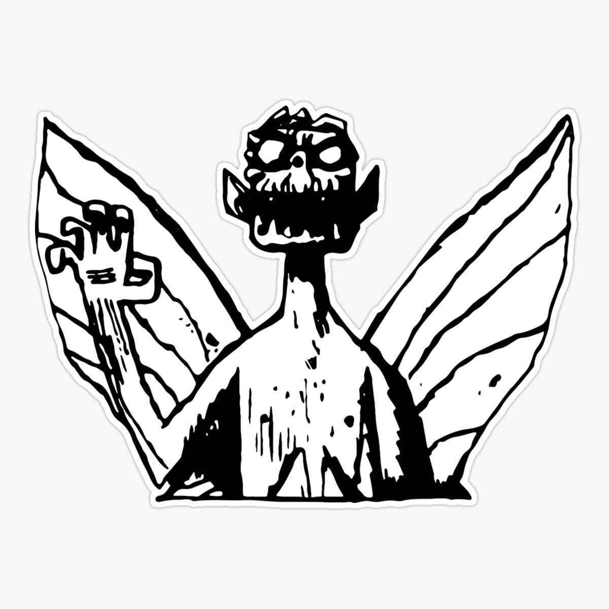 Onim Pazuzu Sticker, Phone Decal Water Bottle Stickers Car Decals ...
