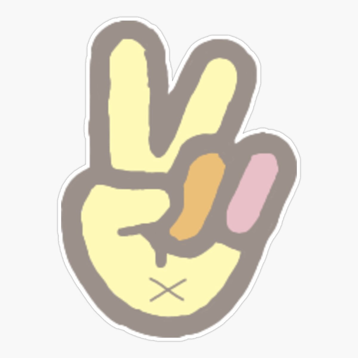 Onim Peace Sign Sticker, Phone Decal Water Bottle Stickers Car Decals ...