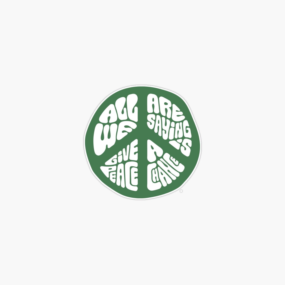 Onim Peace Sticker, Phone Decal Water Bottle Stickers Car Decals, Funny ...