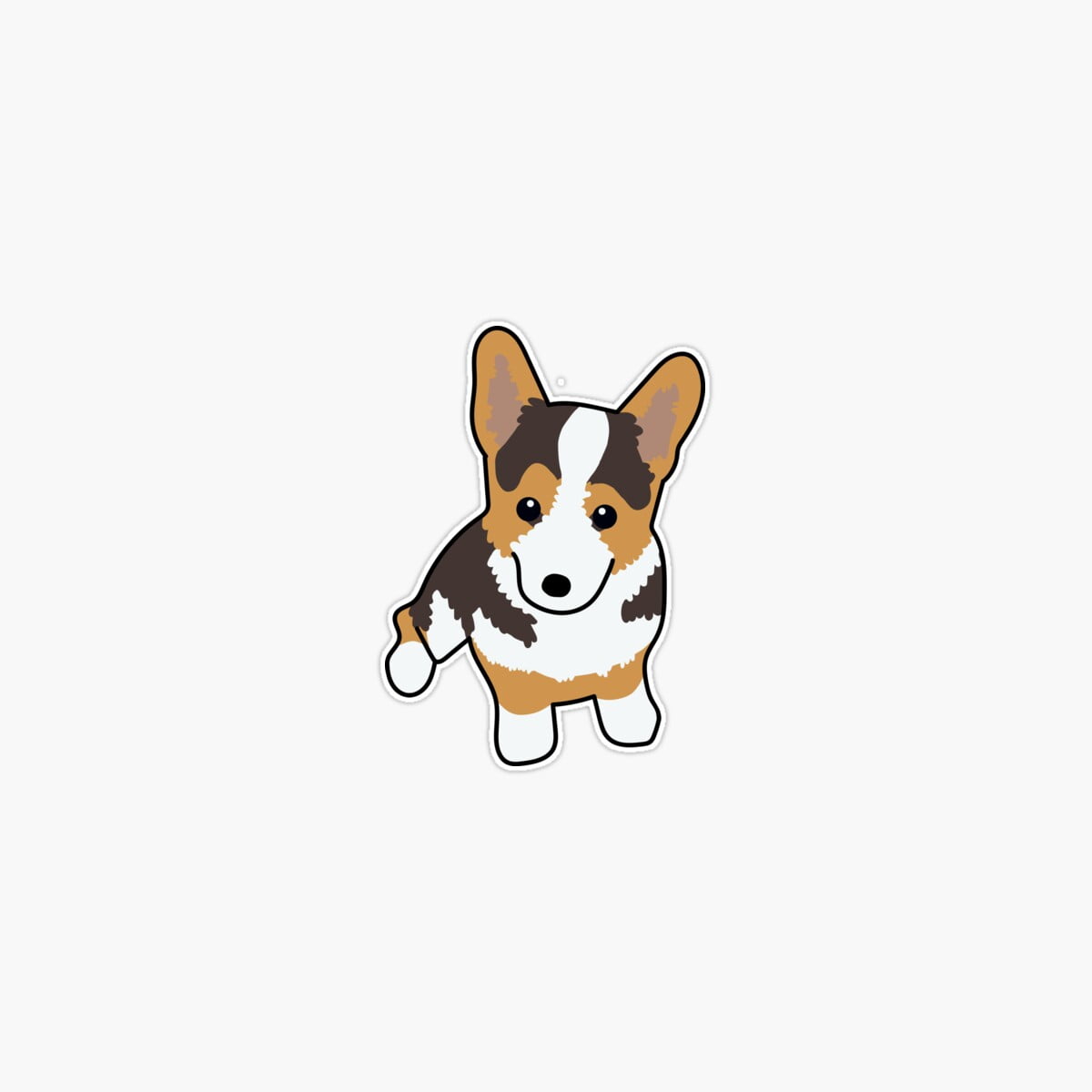 Onim Pembroke Welsh Corgi Sticker, Phone Decal Water Bottle Stickers ...