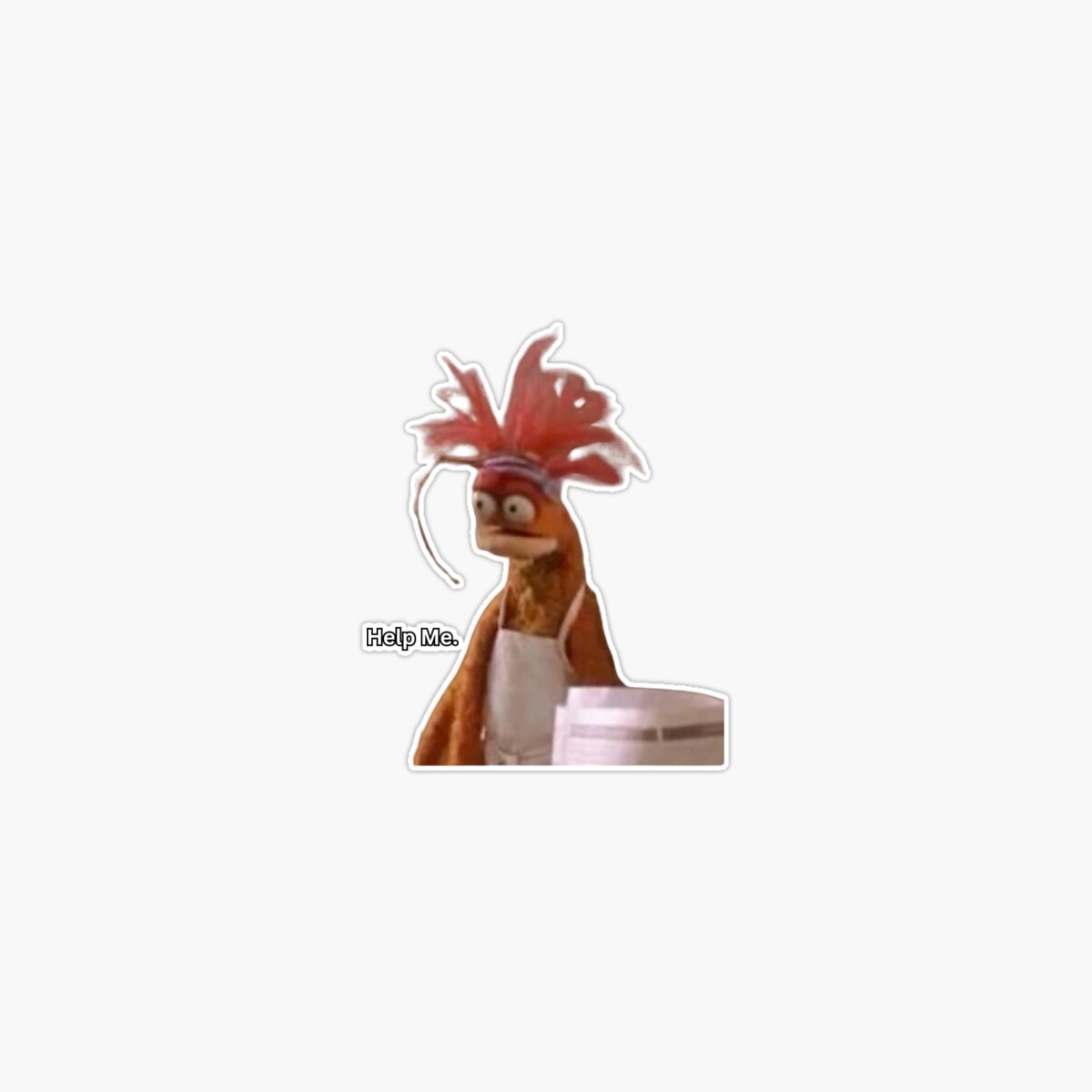 Onim Pepe The King Prawn Sticker, Phone Decal Water Bottle Stickers Car ...