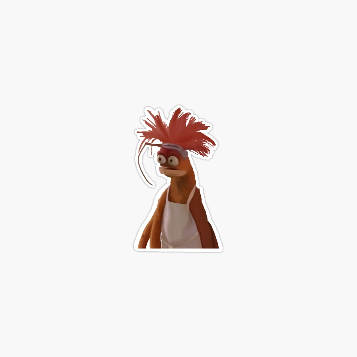 Onim Pepe The King Prawn Sticker, Phone Decal Water Bottle Stickers Car ...