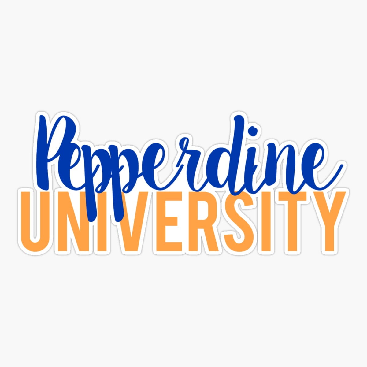Onim Pepperdine University Sticker, Phone Decal Water Bottle Stickers ...