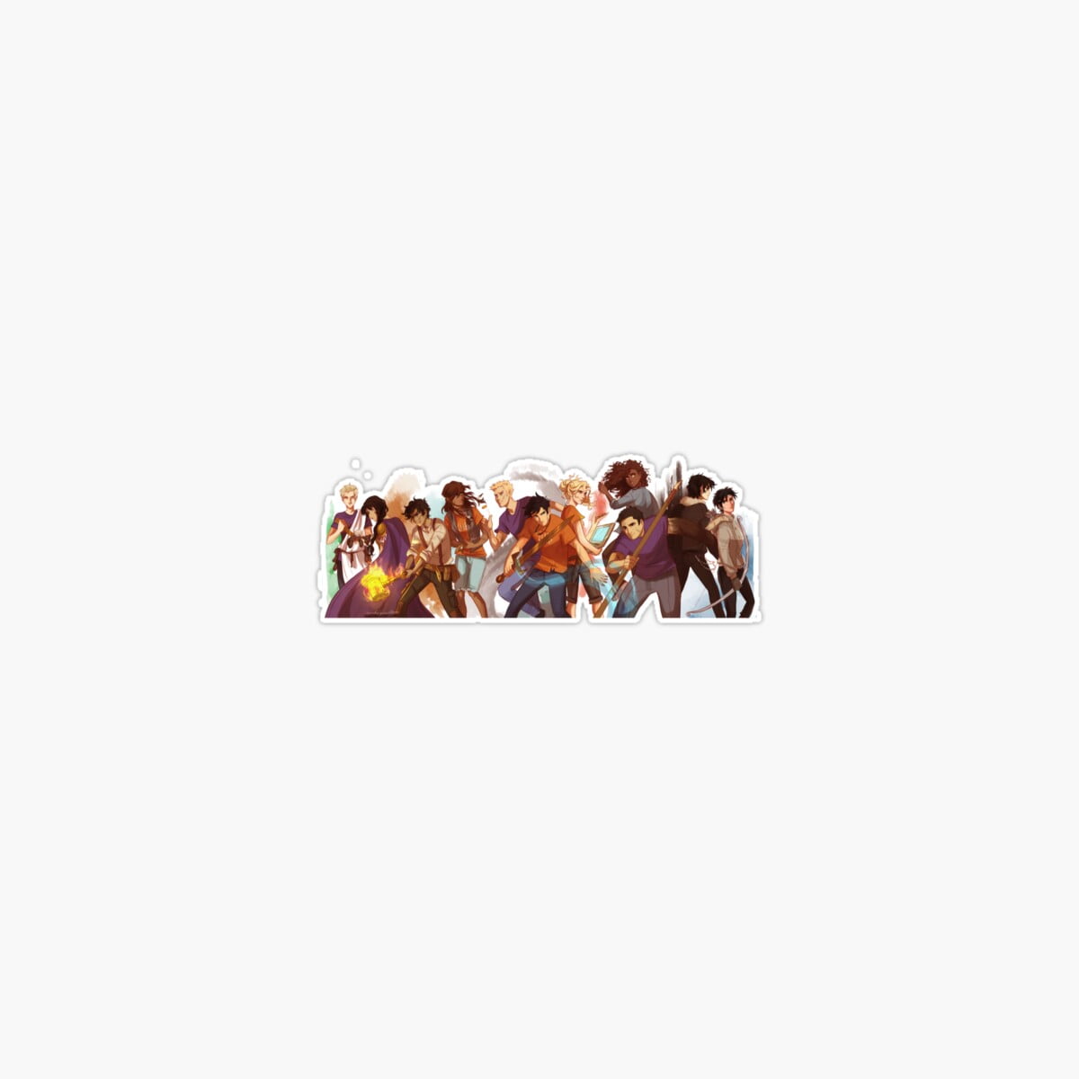 Onim Percy Jackson-Heroes Of Olympus Sticker, Phone Decal Water Bottle ...