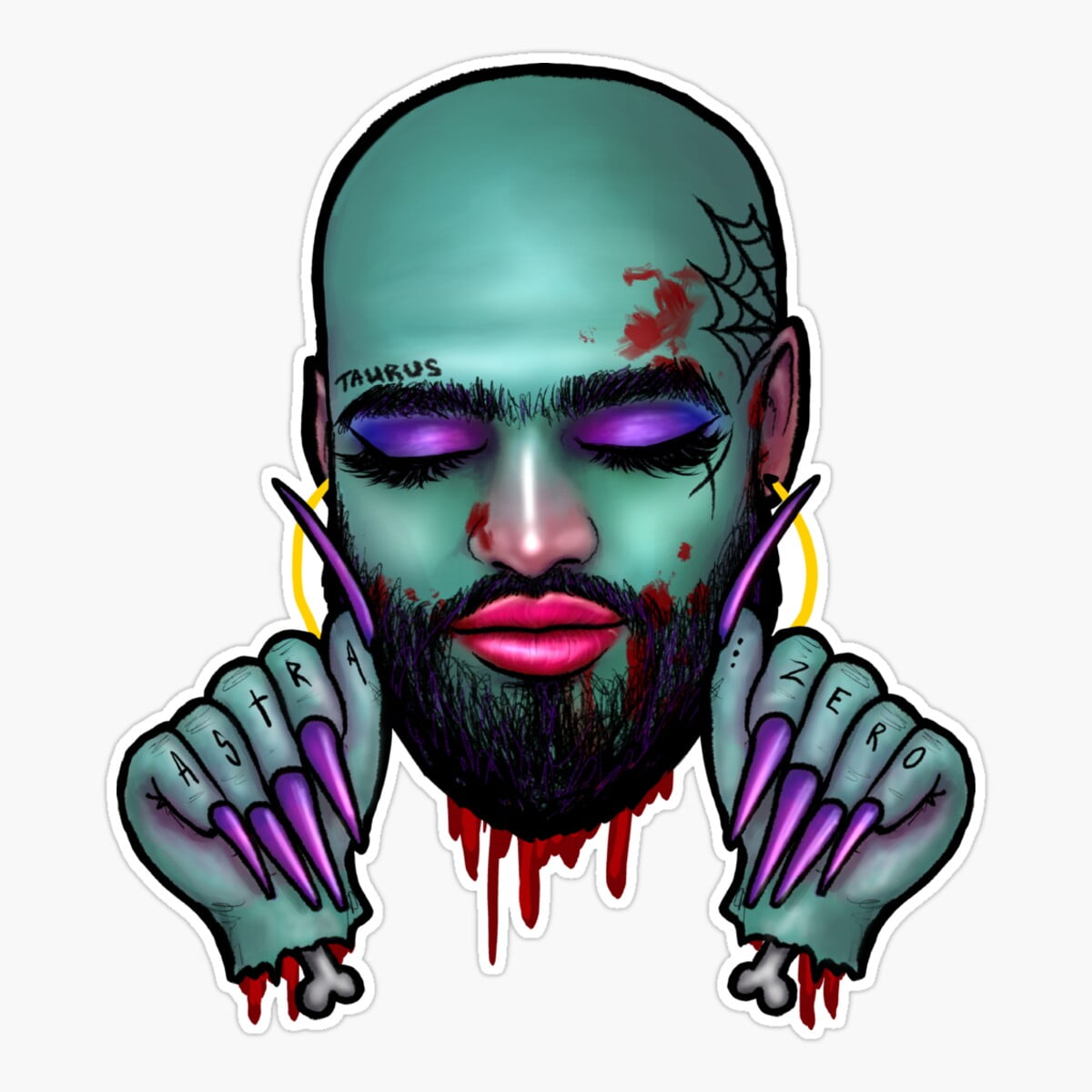 Onim Periodt Sticker, Phone Decal Water Bottle Stickers Car Decals ...