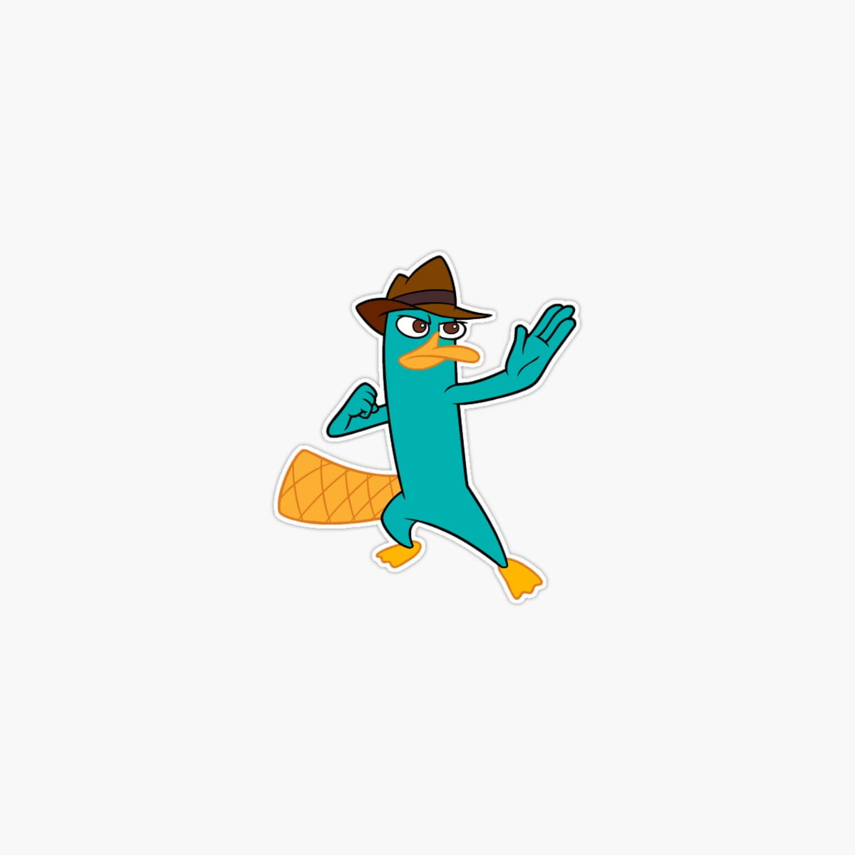Onim Perry The Platypus Sticker, Phone Decal Water Bottle Stickers Car ...