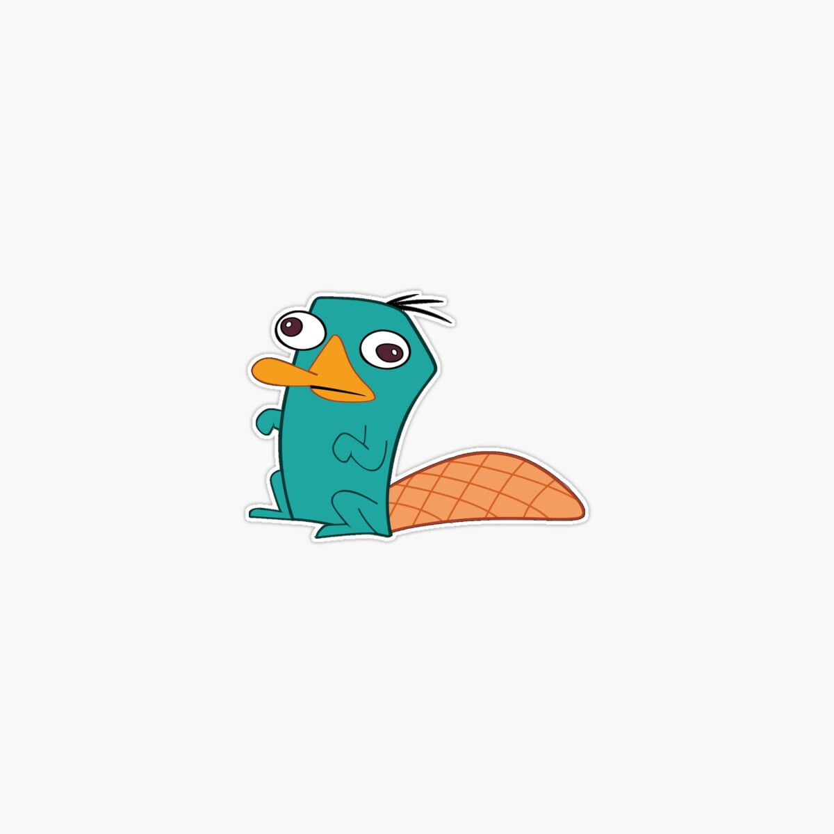 Onim Perry The Platypus Sticker, Phone Decal Water Bottle Stickers Car ...