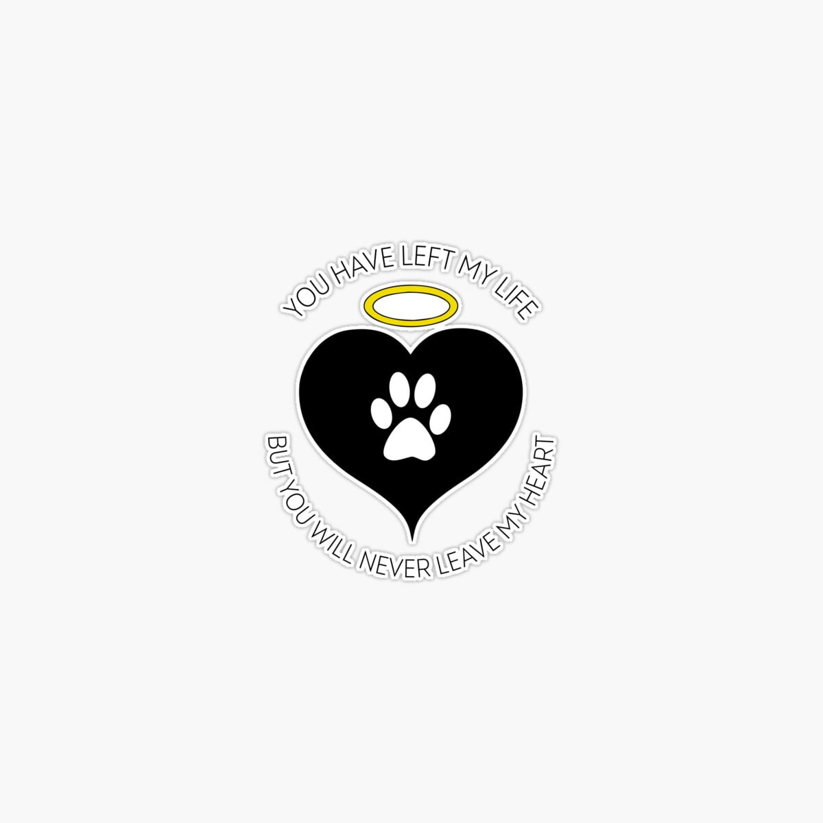 Onim Pet Loss Rainbow Bridge Grieving Quote Sticker, Phone Decal Water ...