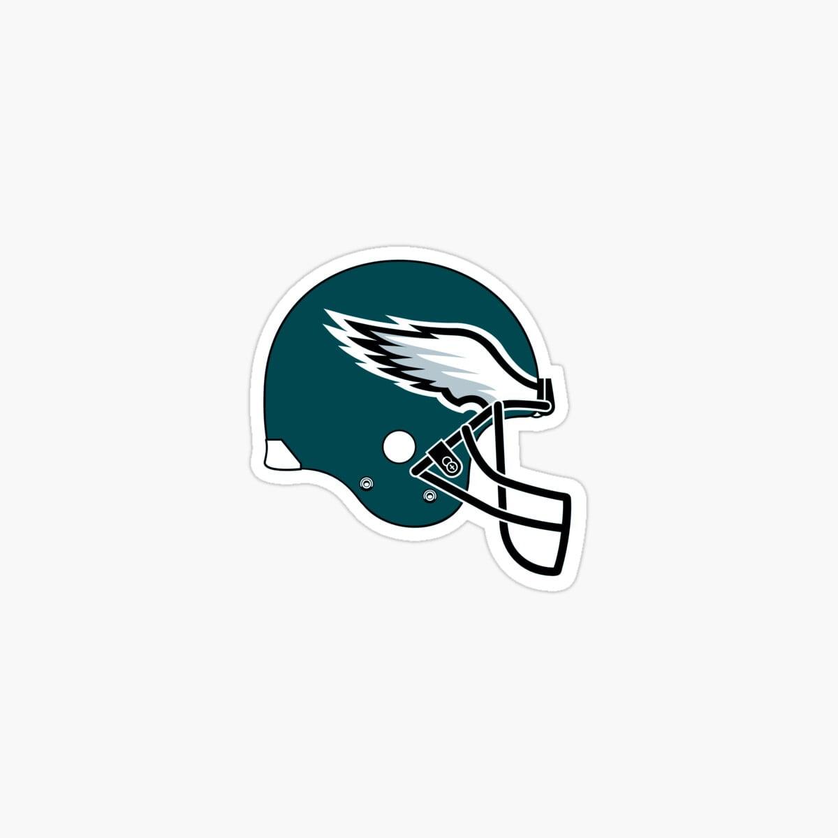 Onim Philly Eagles Helmet Sticker, Phone Decal Water Bottle Stickers ...