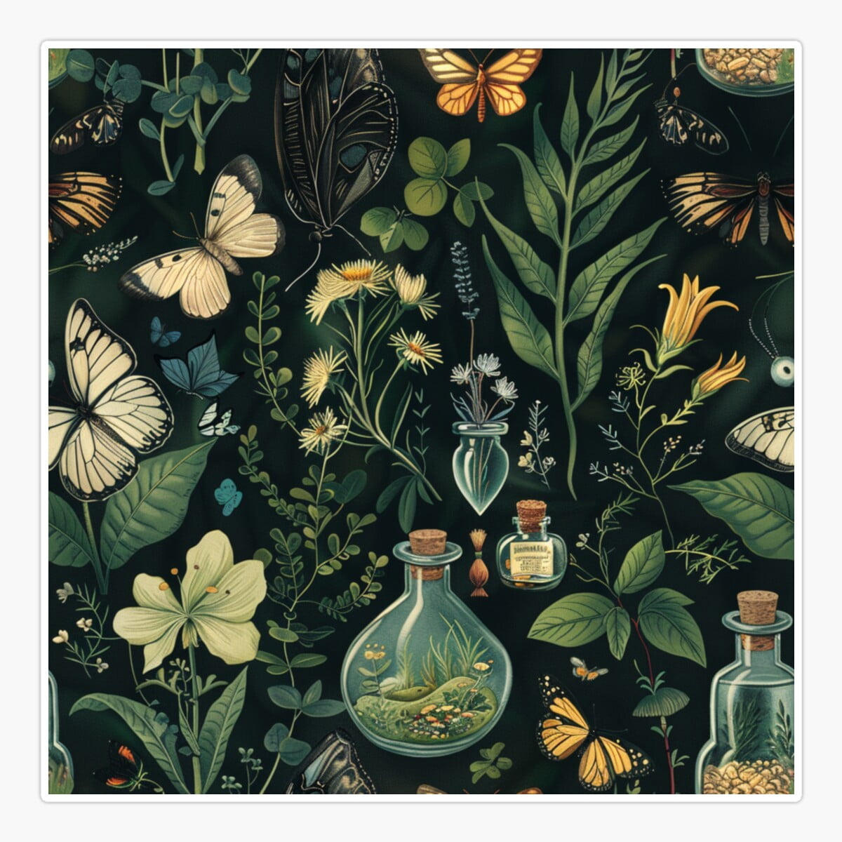 Onim Philosopher'S Garden Dark Academia Sticker, Phone Decal Water ...