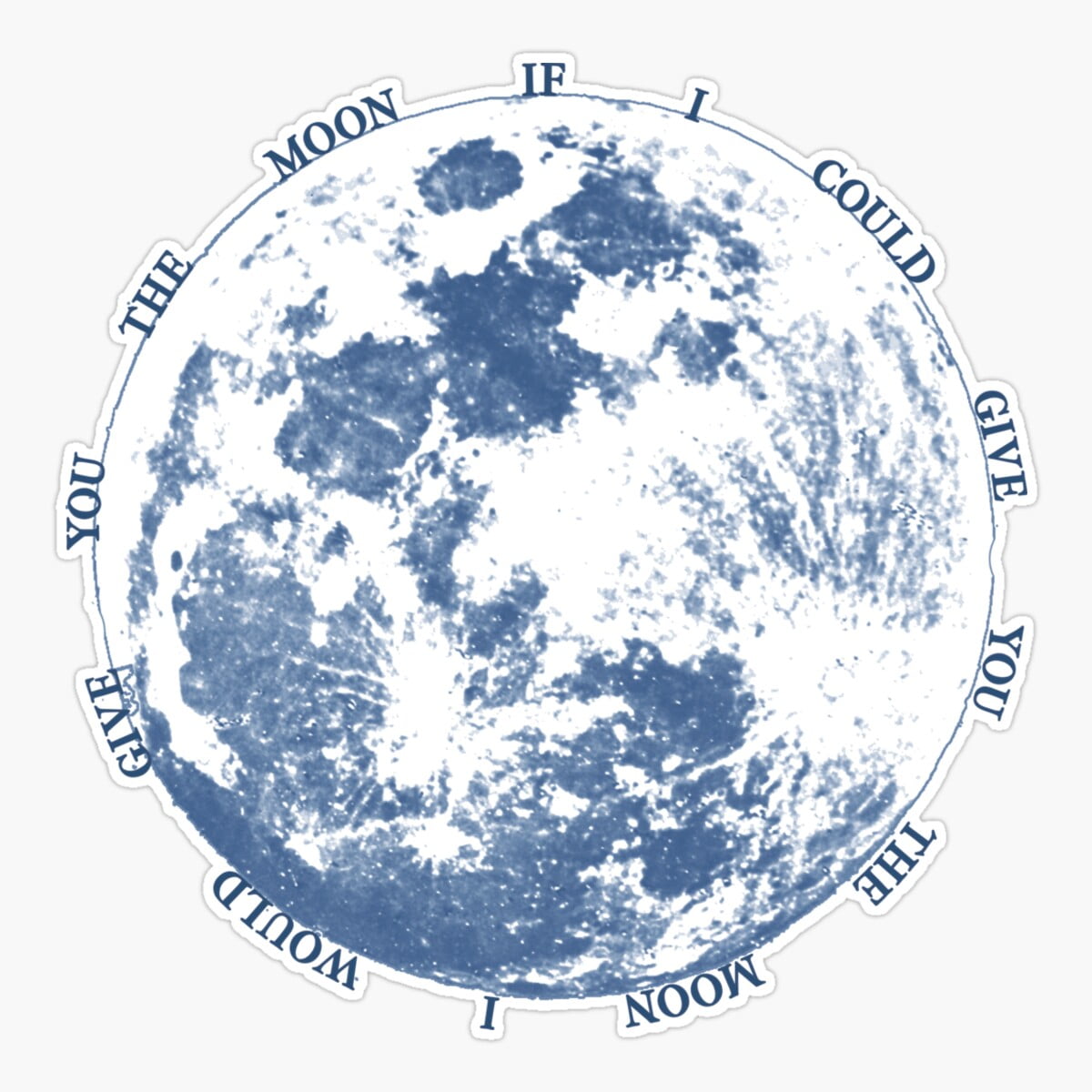 Onim Phoebe Bridgers Moon Song Sticker, Phone Decal Water Bottle ...