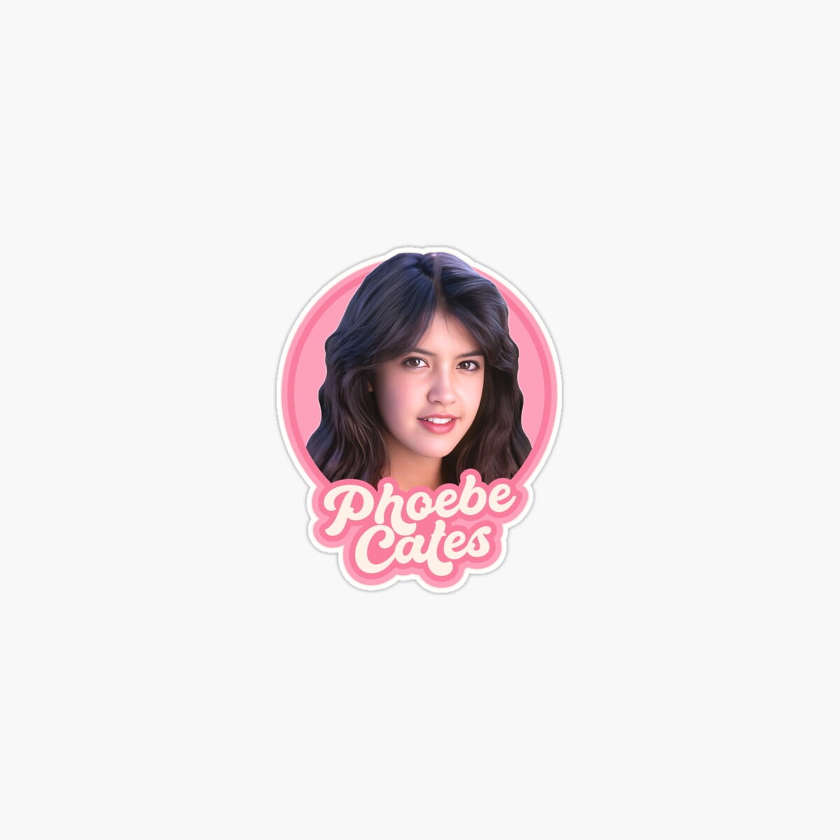 Onim Phoebe Cates // 80s Celebrity Crush Sticker - Walmart.com