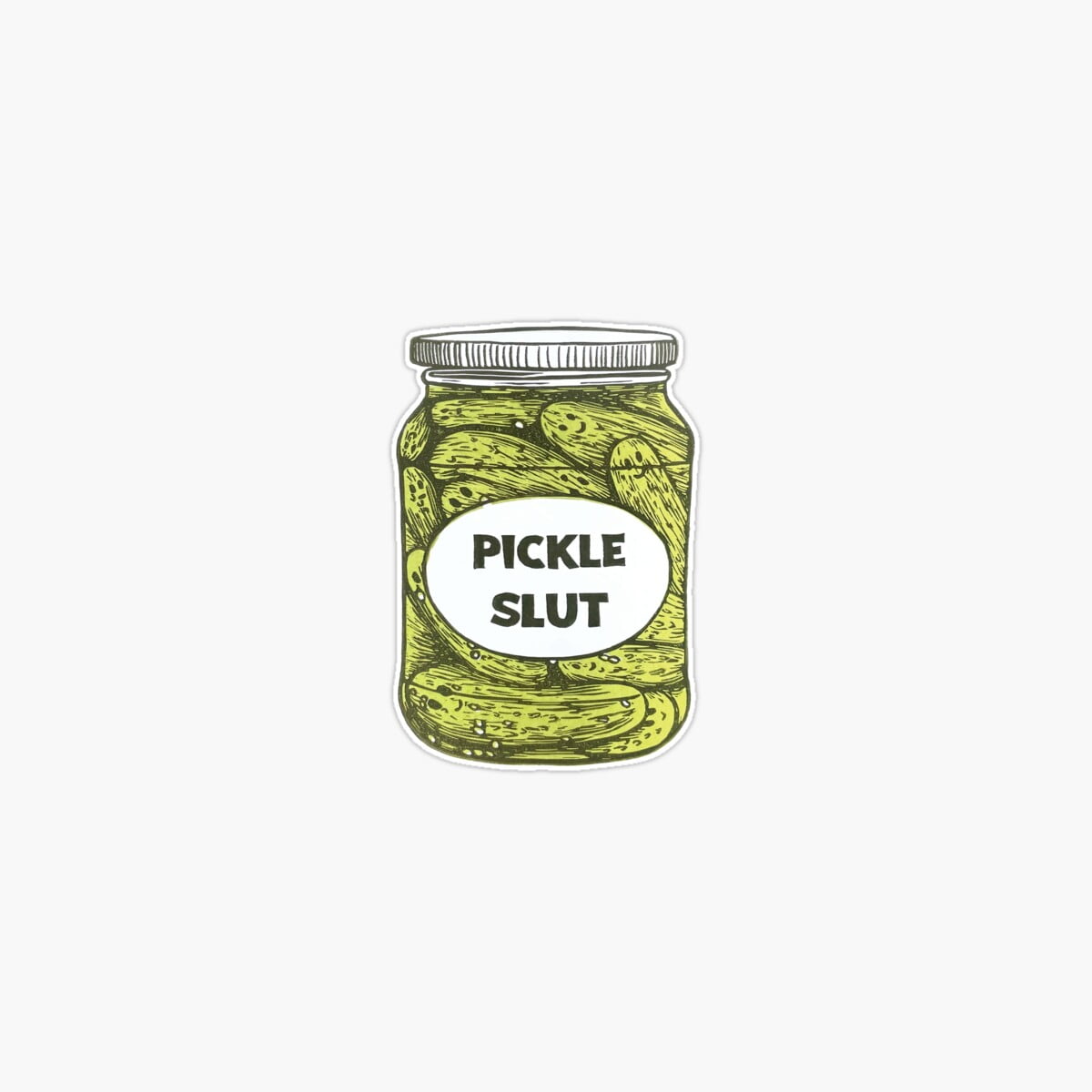 Onim Pickle Slut Sticker, Phone Decal Water Bottle Stickers Car Decals ...