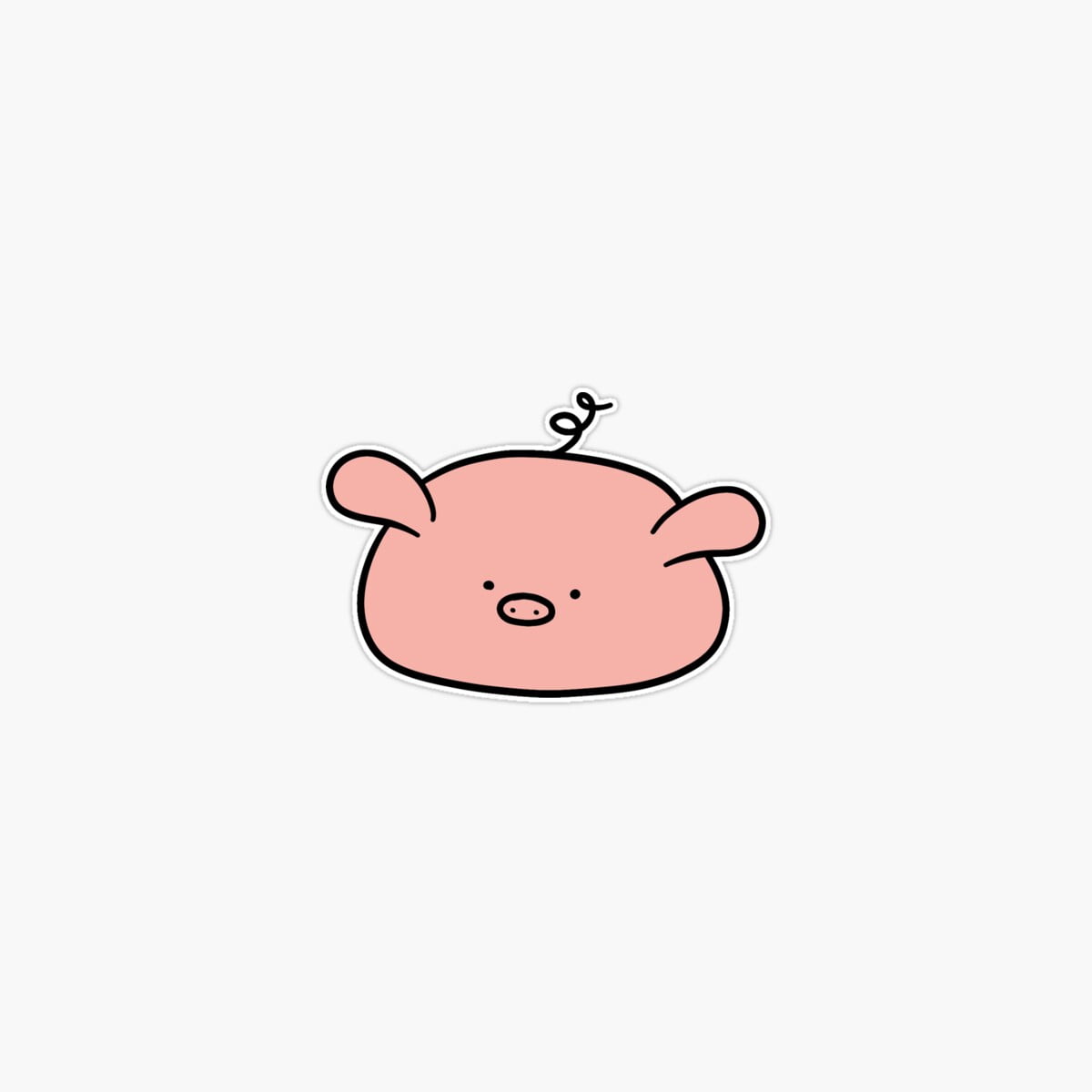 Onim Pig Blob Sticker, Phone Decal Water Bottle Stickers Car Decals ...