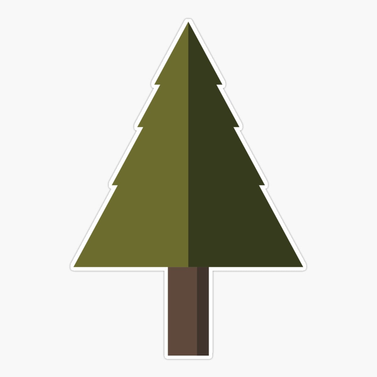 Onim Pine Tree Sticker, Phone Decal Water Bottle Stickers Car Decals, Funny Birthday Gift ...