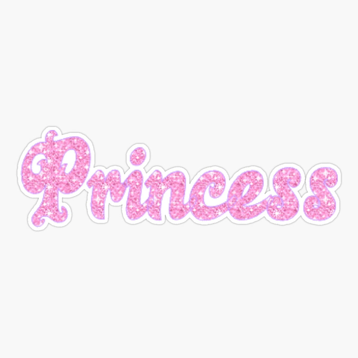 Onim Pink Princess Sticker Sticker, Phone Decal Water Bottle Stickers ...