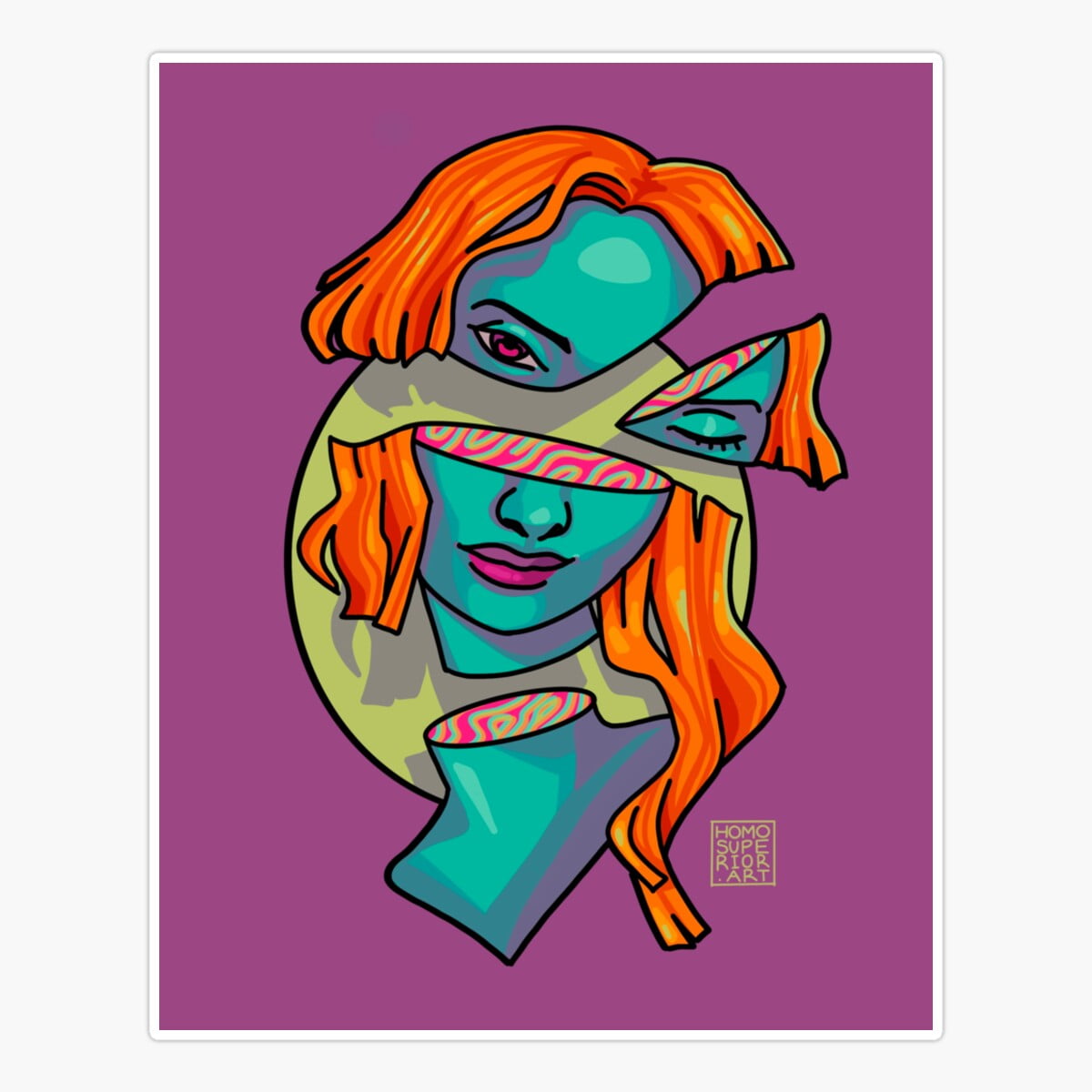 Onim Pixel Fox Sticker, Phone Decal Water Bottle Stickers Car Decals ...