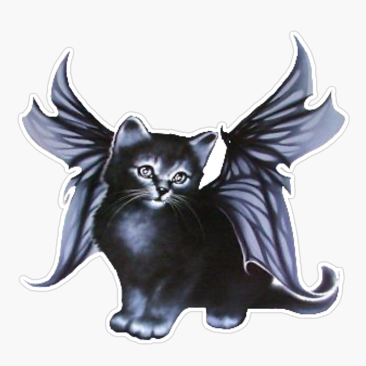 Onim Pixel Vamp Kitty Sticker, Phone Decal Water Bottle Stickers Car ...