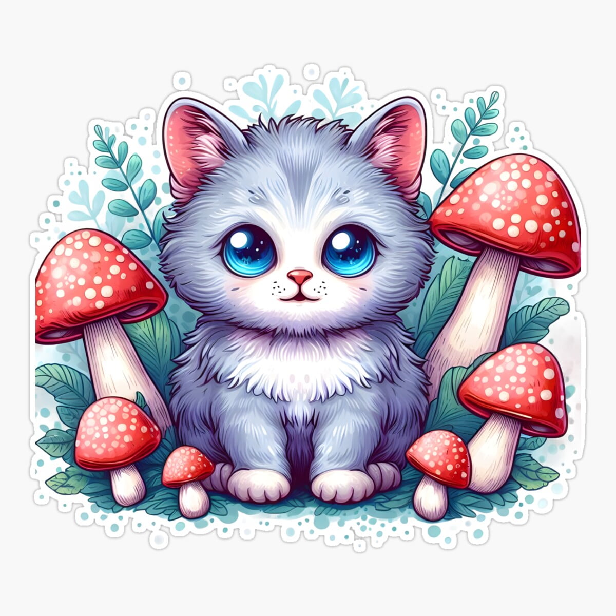 Onim Pixie And Brutus Natural Flow Sticker, Phone Decal Water Bottle ...