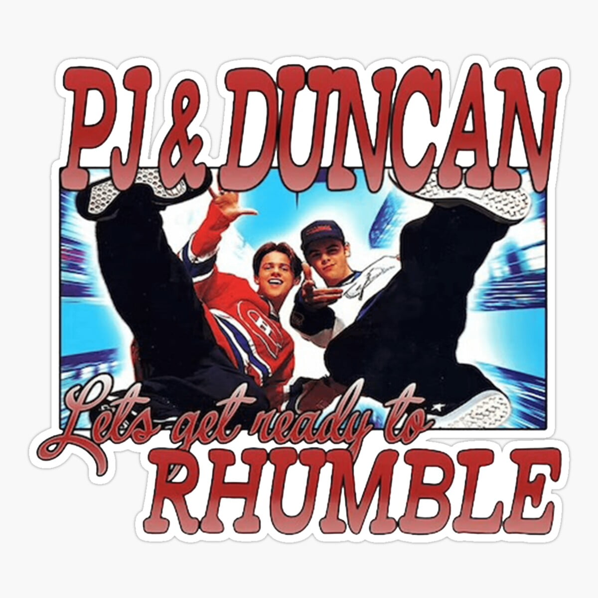 Onim Pj And Duncan Sticker, Phone Decal Water Bottle Stickers Car ...