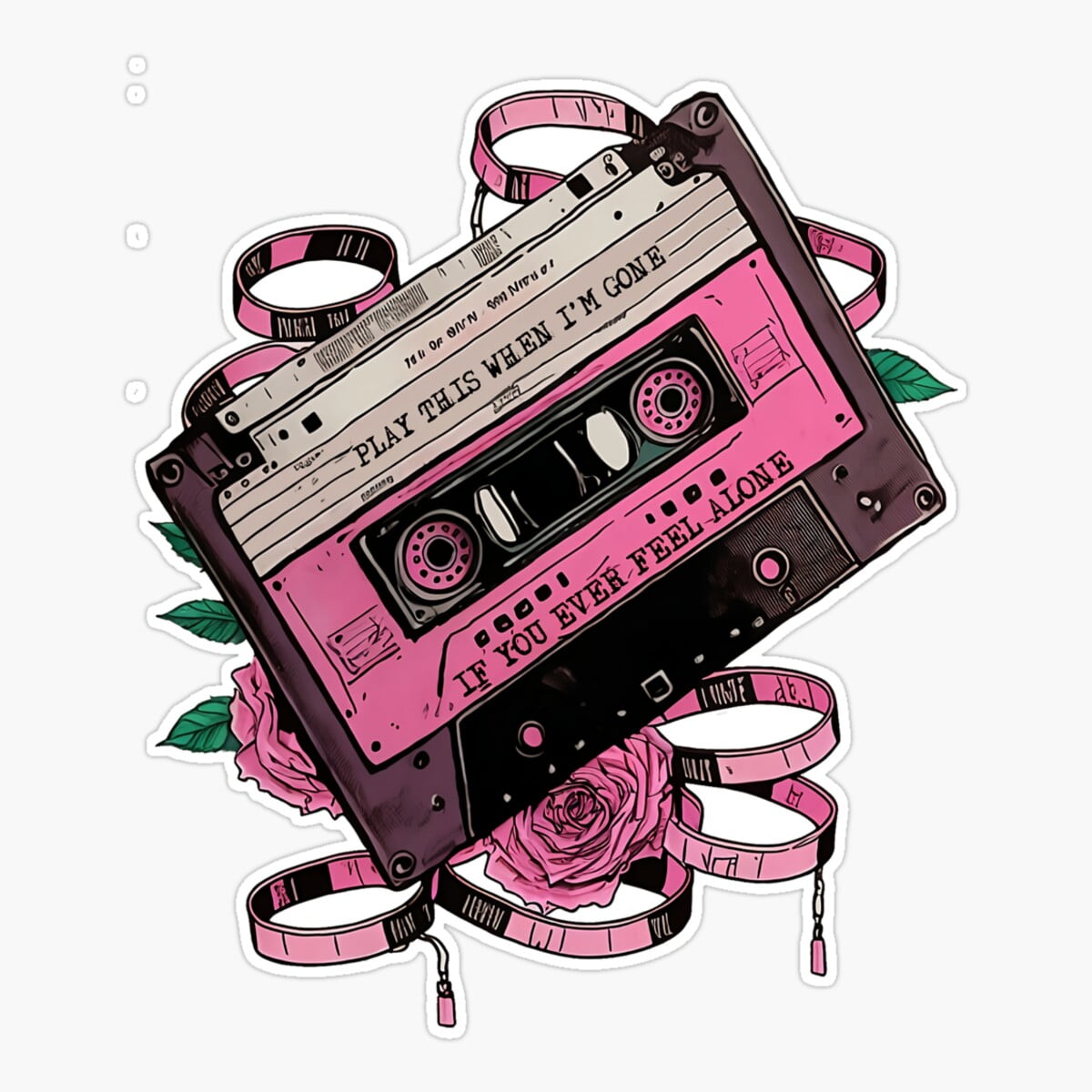 Onim Play This When I'M Gone - Mgk Sticker, Phone Decal Water Bottle ...