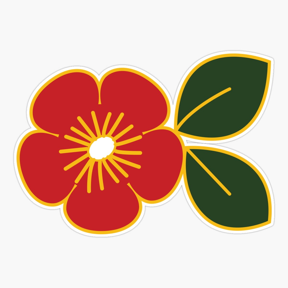 Onim Plum Blossom, Korean Traditional Pattern, Korean Art Sticker ...