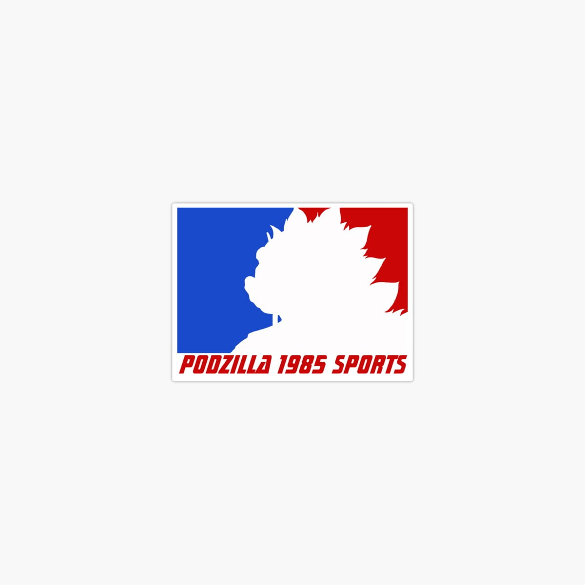 Onim Podzilla 1985 Sports Sticker, Phone Decal Water Bottle Stickers ...