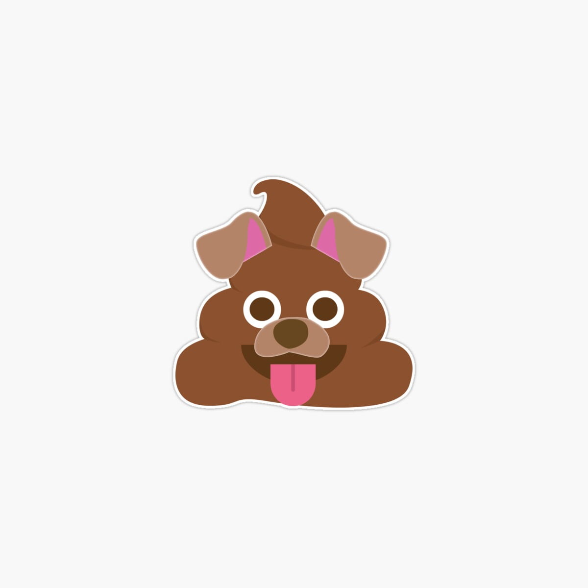 Onim Poop Emoji - 24 Dog Poo Sticker, Phone Decal Water Bottle Stickers ...