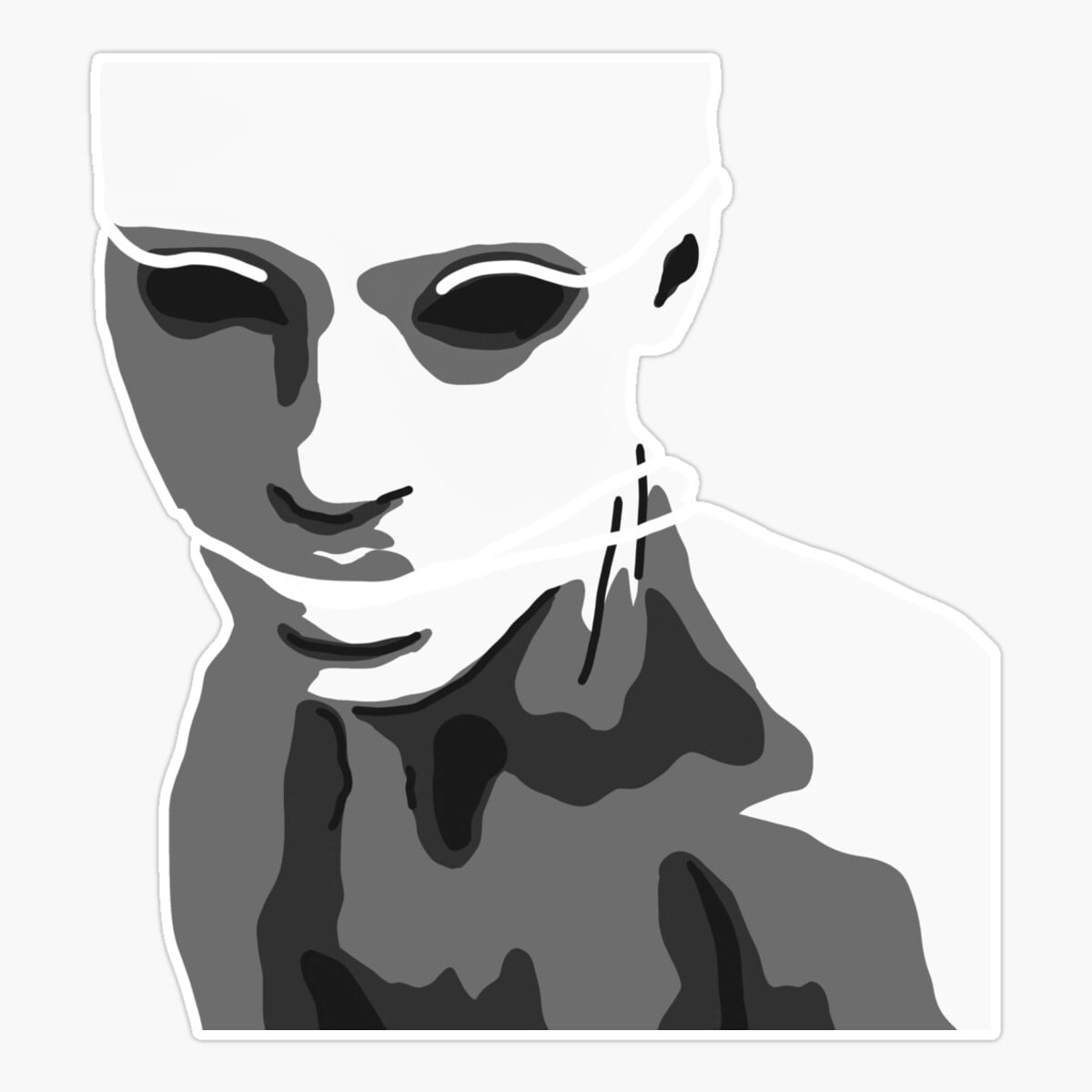 Onim Poppy - I Disagree Sticker, Phone Decal Water Bottle Stickers Car ...