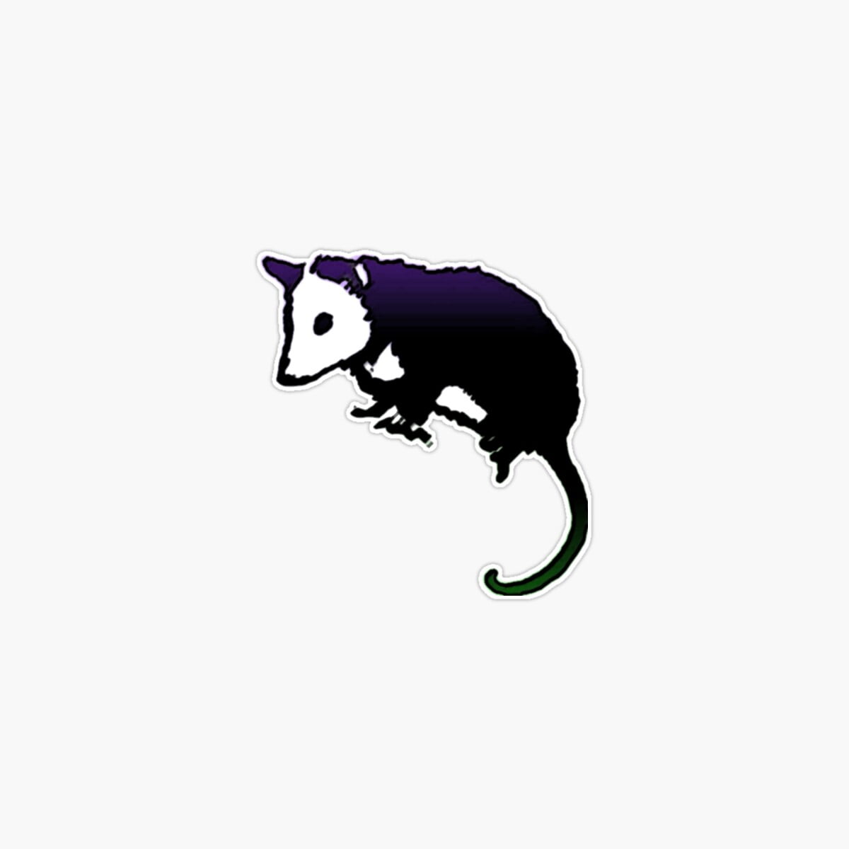 Onim Possum Sticker, Phone Decal Water Bottle Stickers Car Decals ...