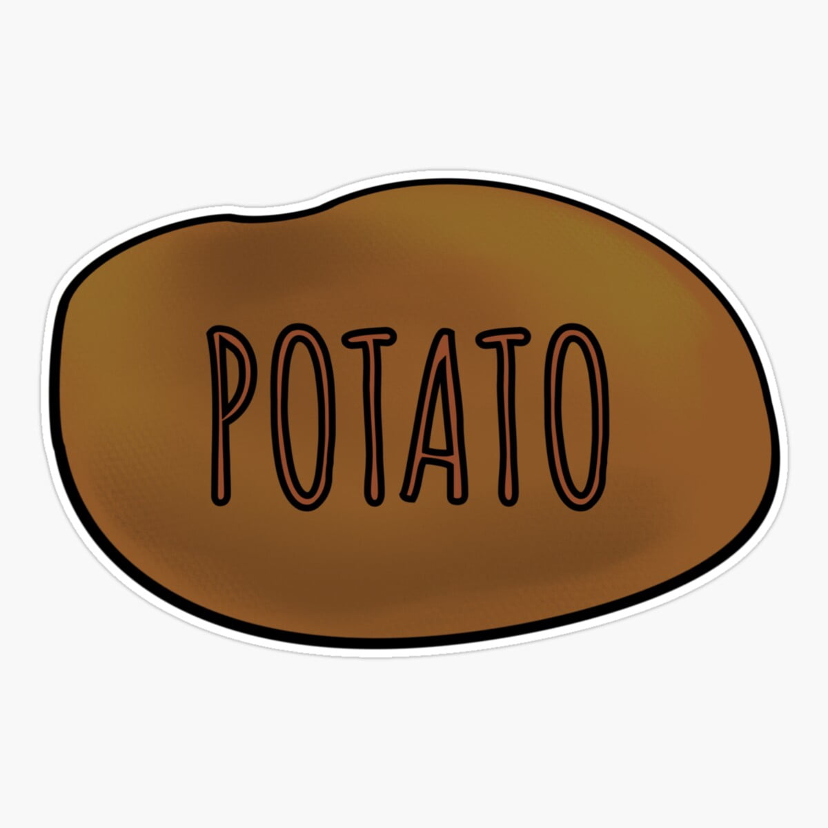 Onim Potato. Sticker, Phone Decal Water Bottle Stickers Car Decals ...