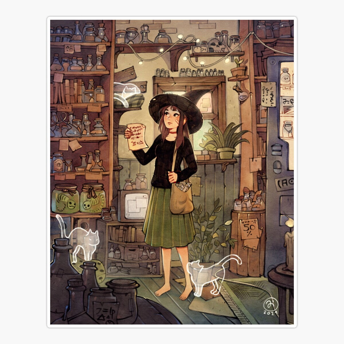 Onim Potions Shop Sticker, Phone Decal Water Bottle Stickers Car Decals, Funny Birthday Gift ...