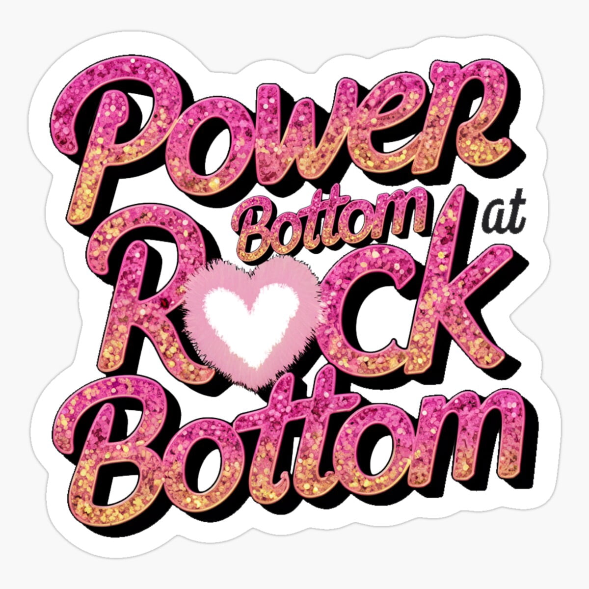 Onim Power Bottom | Hazbin Hotel Inspired Sticker, Phone Decal Water ...