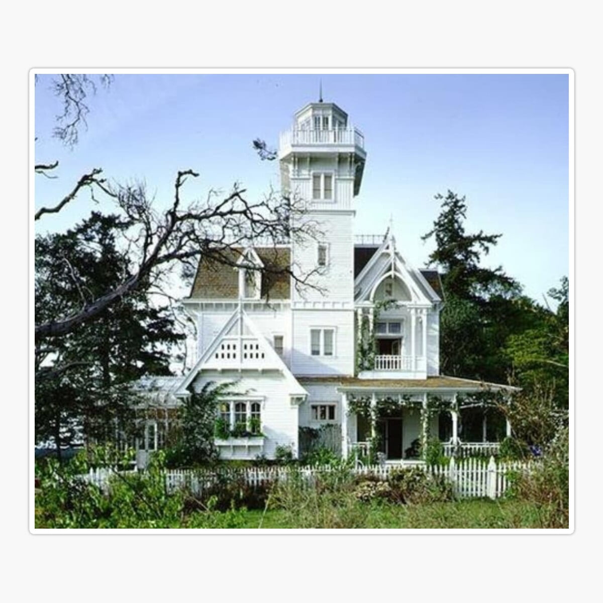 Onim Practical Magic House Sticker, Phone Decal Water Bottle Stickers ...