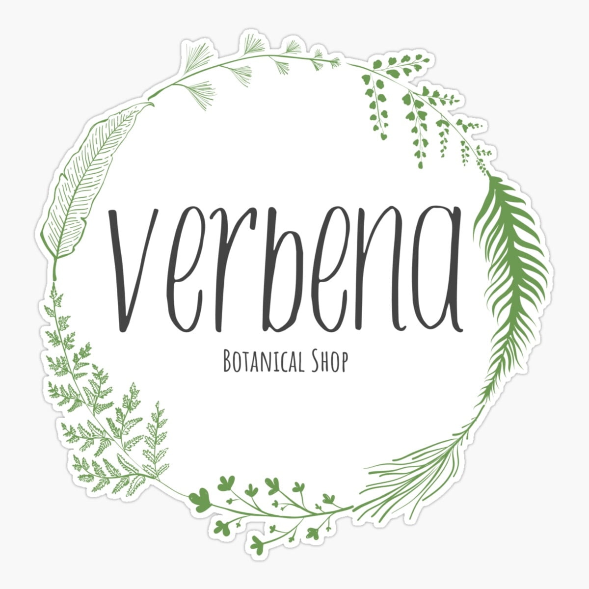 Onim Practical Magic Sally’S Botanical Shop Verbena Logo Sticker, Phone ...