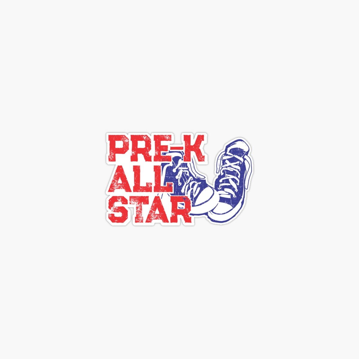 Onim Pre-K All Star Basketball Shoes Design For Kids Sticker, Phone ...
