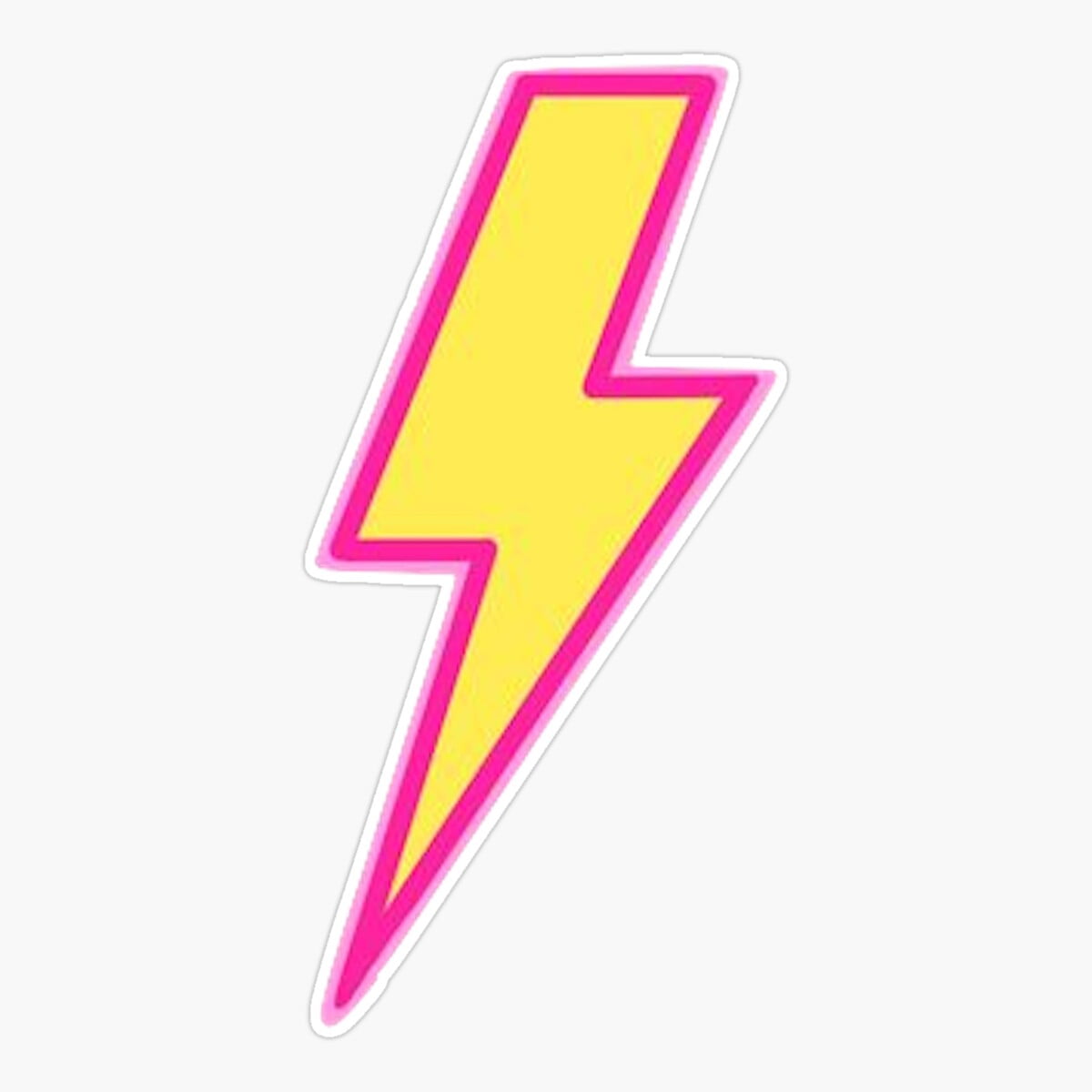 Onim Preppy Lightening Bolt Sticker, Phone Decal Water Bottle Stickers ...