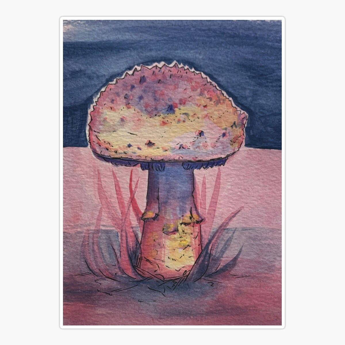 Onim Pretty In Pink Polypyramis Sticker, Phone Decal Water Bottle ...