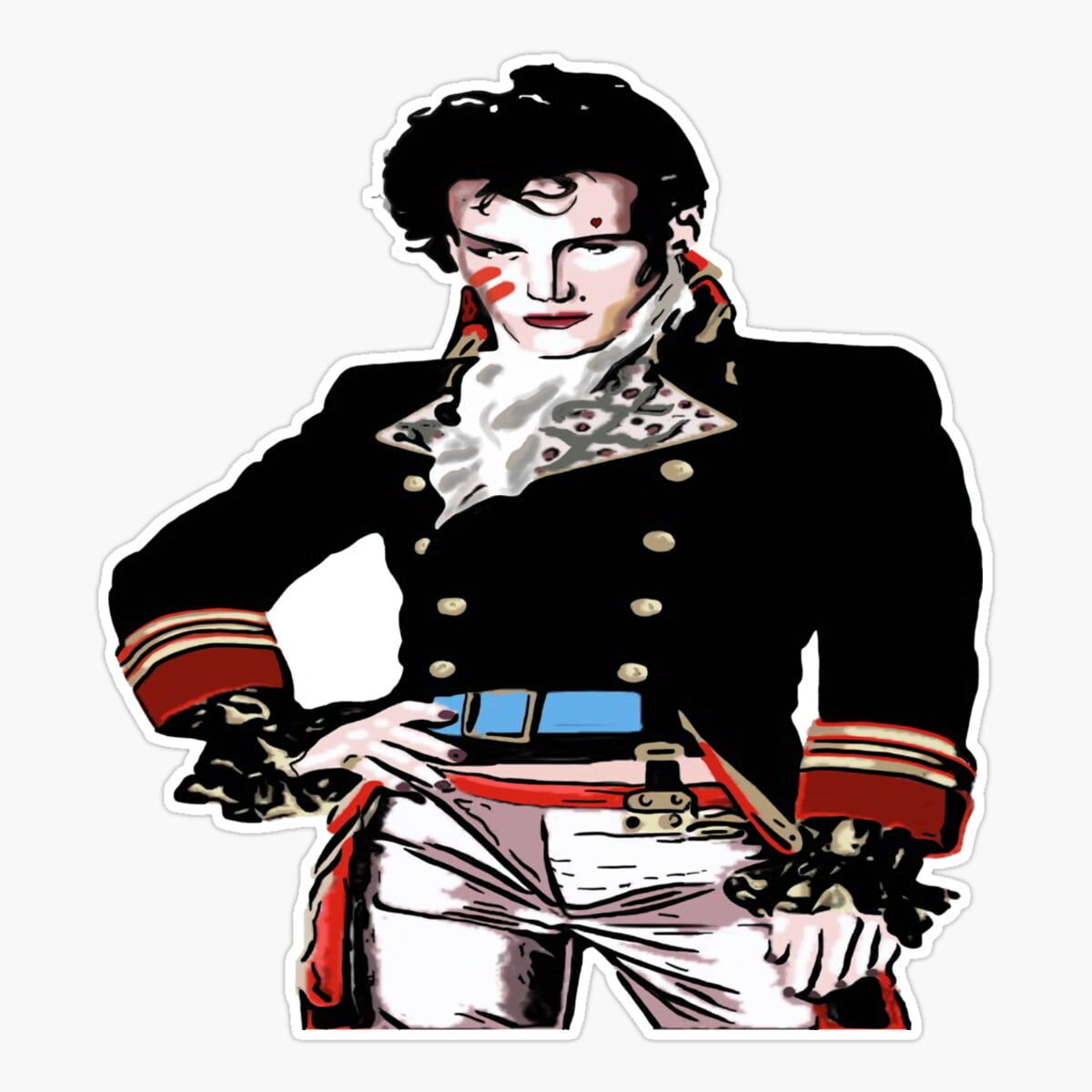 Onim Prince Charming - Adam Ant Sticker, Phone Decal Water Bottle ...