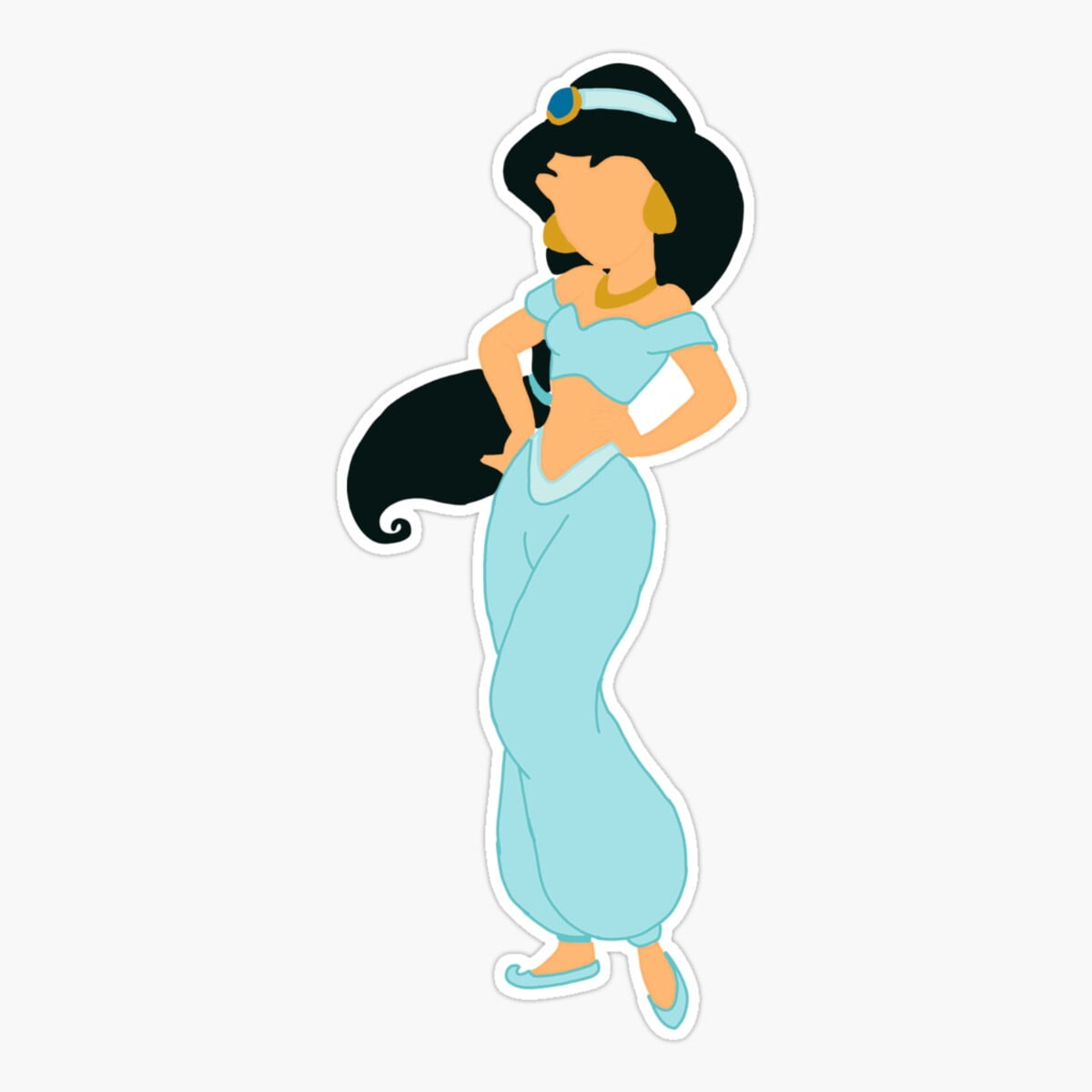 Onim Princess 1 Sticker, Phone Decal Water Bottle Stickers Car Decals, Funny Birthday Gift ...