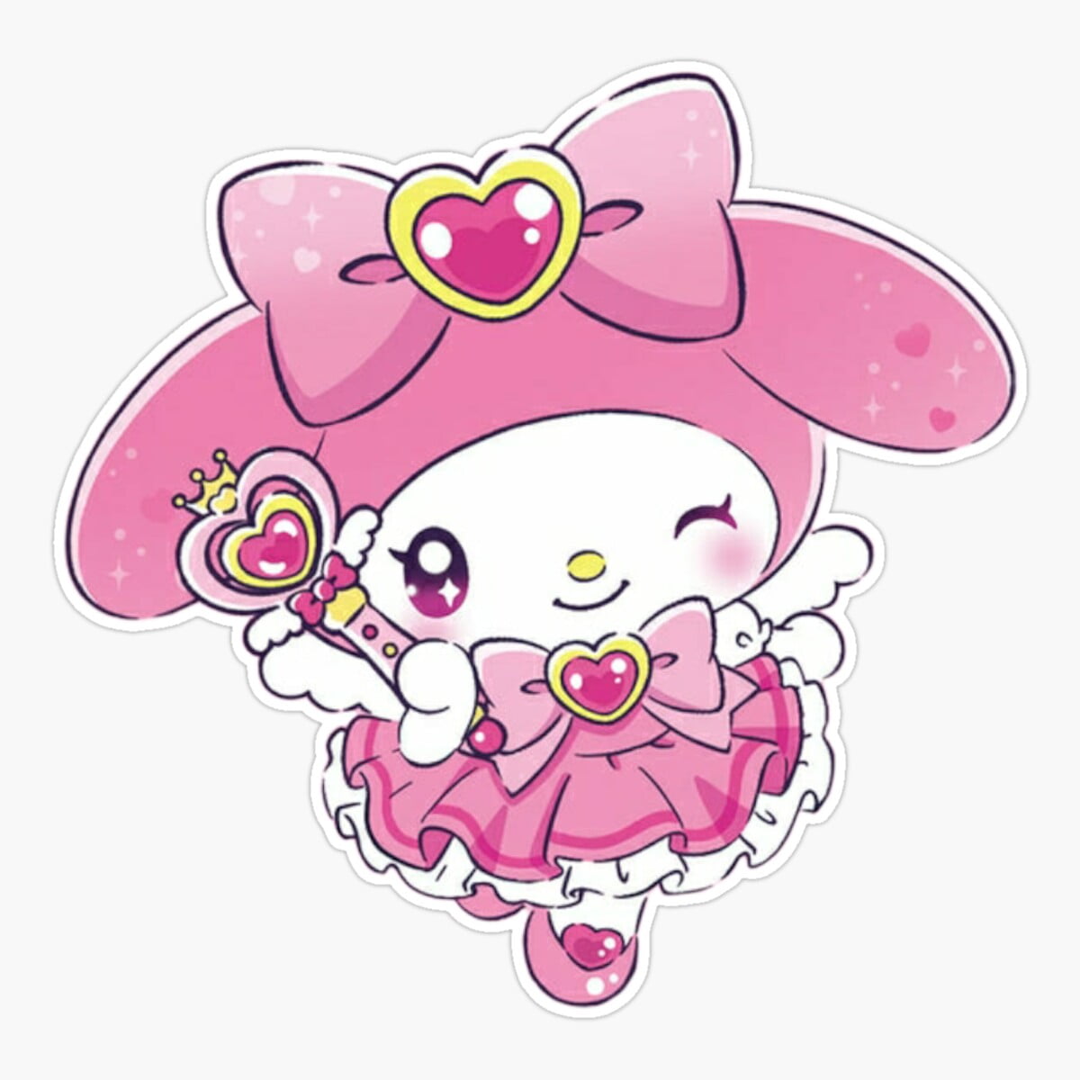 Onim Princess Melody Sticker, Phone Decal Water Bottle Stickers Car ...