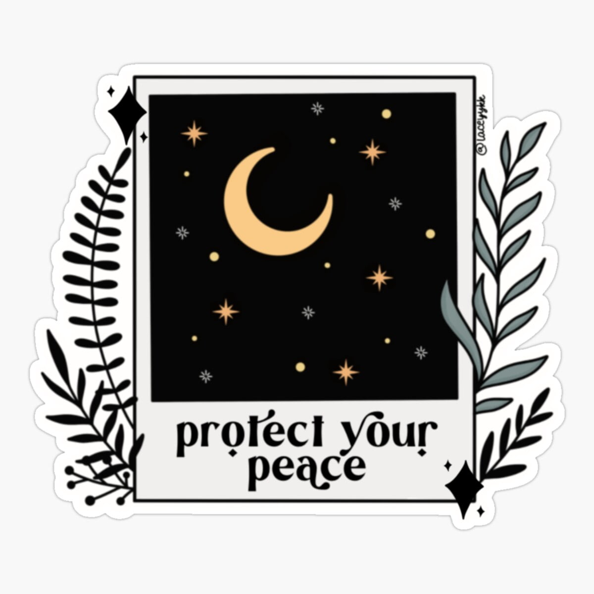 Onim Protect Your Peace Sticker, Phone Decal Water Bottle Stickers Car ...