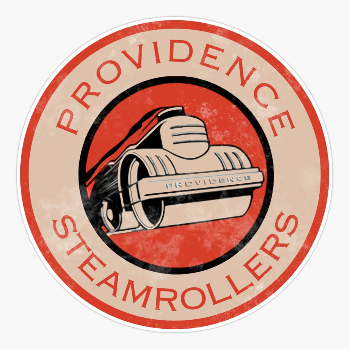 Onim Providence Steamrollers )( Retro Defunct Football Fan Art Sticker ...