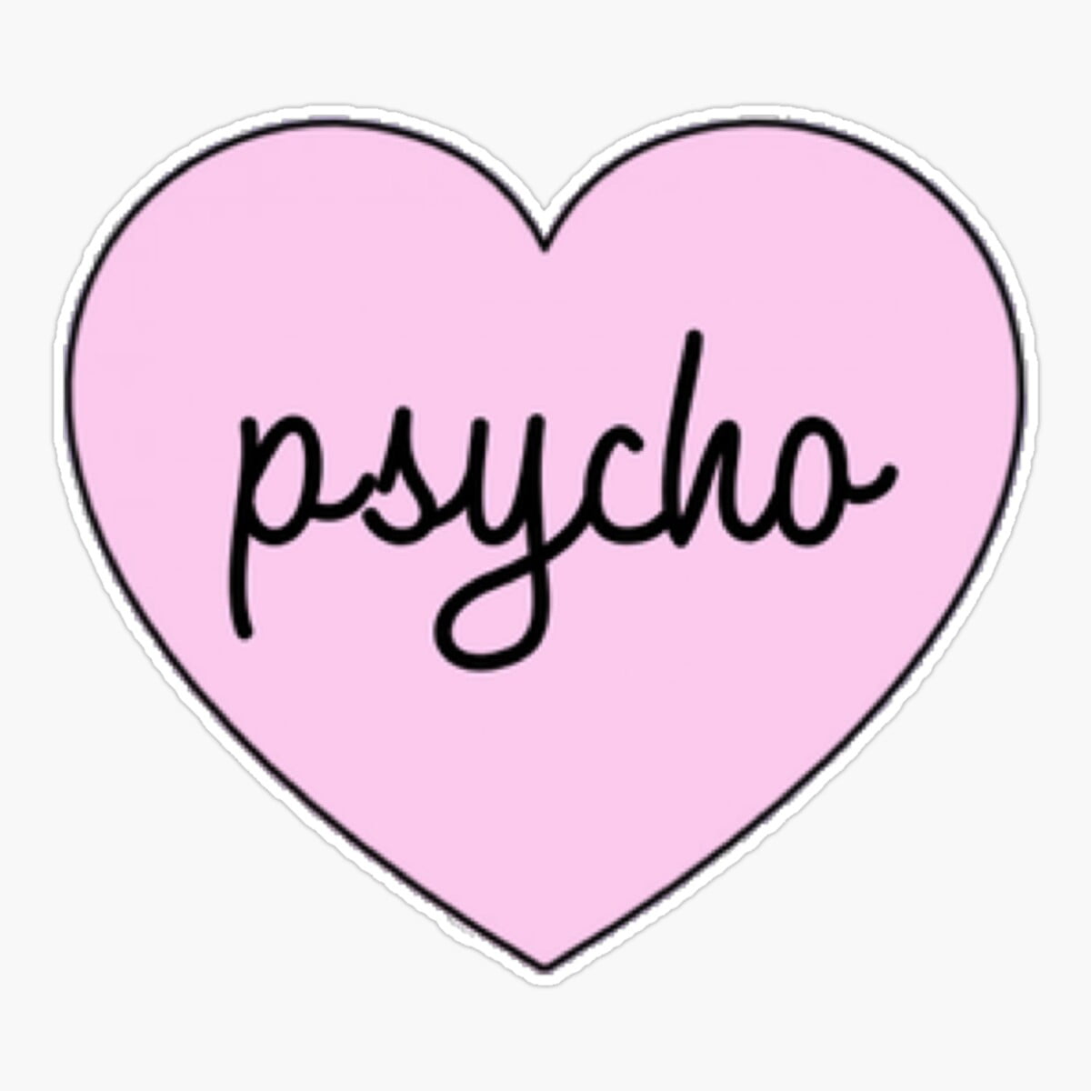 Onim Psycho Sticker, Phone Decal Water Bottle Stickers Car Decals ...