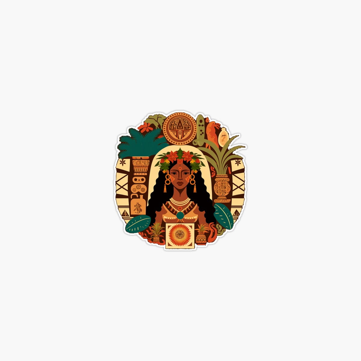 Onim Puerto Rican Taino Goddess Atabey - Mother of Creation and Symbol ...