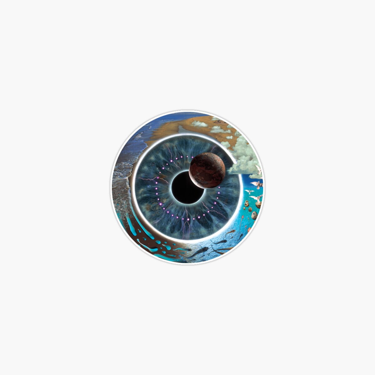 Onim Pulse - Album Logo Sticker, Phone Decal Water Bottle Stickers Car ...