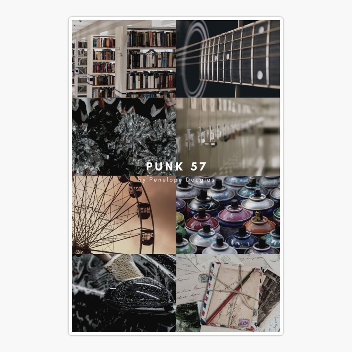 Onim Punk 57 Sticker, Phone Decal Water Bottle Stickers Car Decals ...